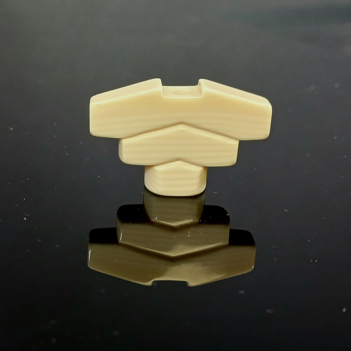 Tone Ninja Grained Ivoroid Imperial Tuner Buttons (6) fits Hipshot ...