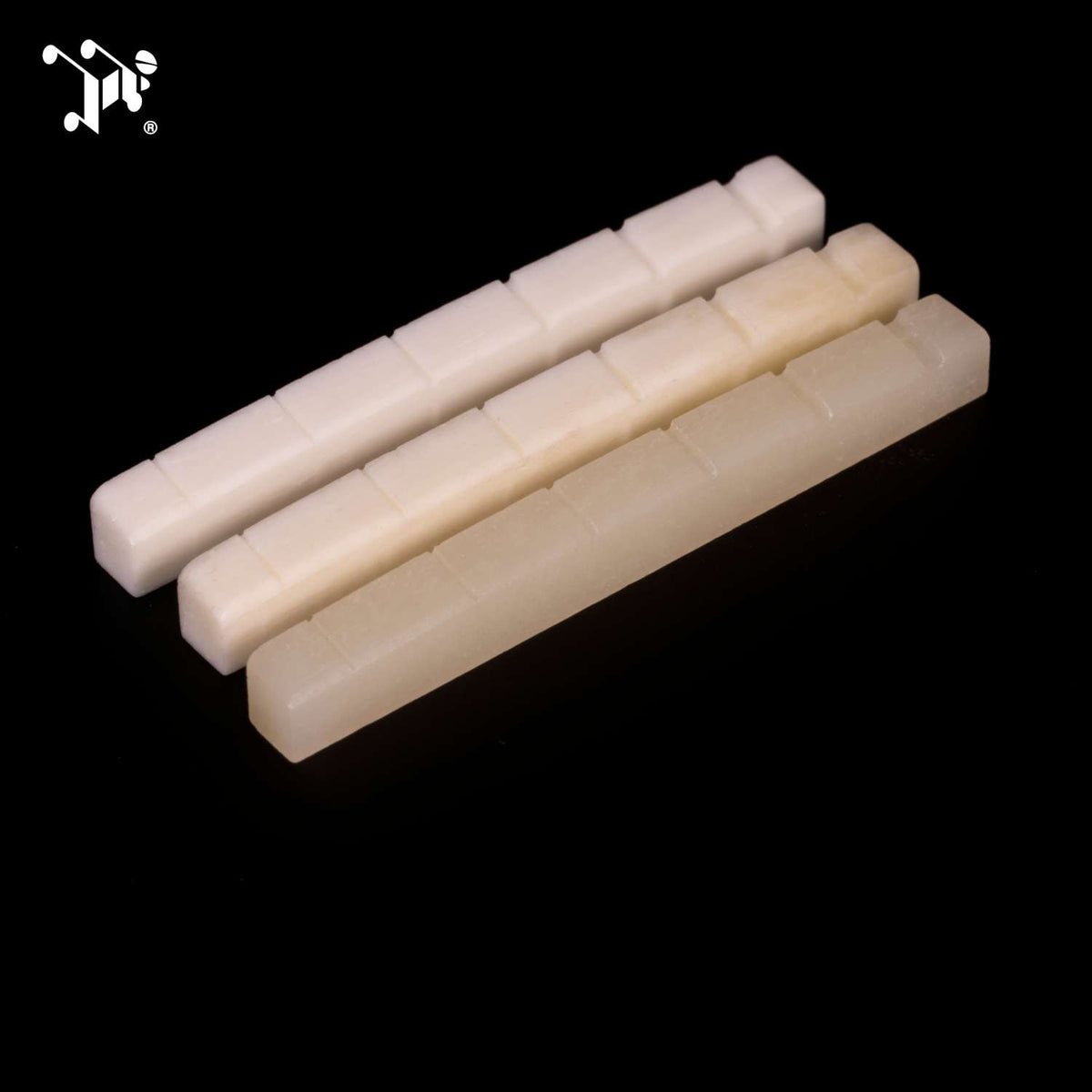 Tone Ninja Genuine Unbleached Bone Slotted Nut Flat bottomed 42mm White ...