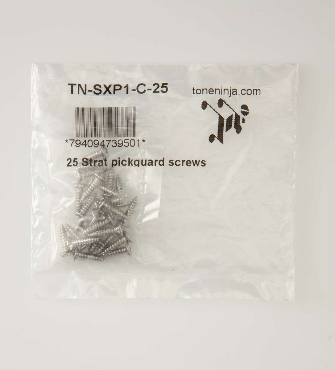 Genuine Tone Ninja Pickguard Screws for Fender, (25 pack), Chrome ...
