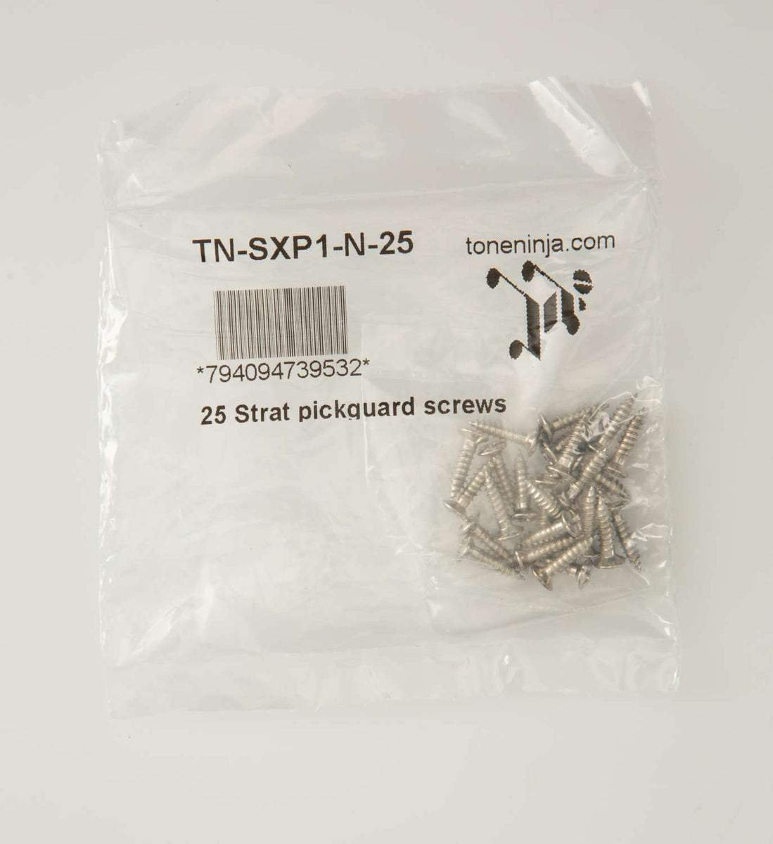 Genuine Tone Ninja Pickguard Screws for Fender, (25 pack), Nickel ...
