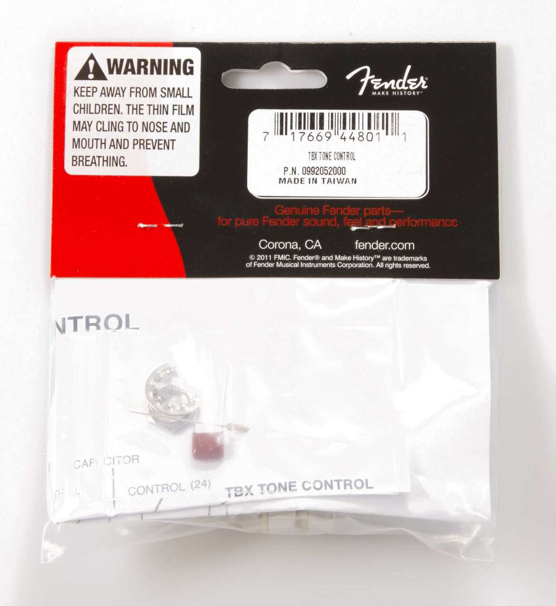 Fender TBX Tone Control Potentiometer Kit 099-2052-000 | SportHiTech