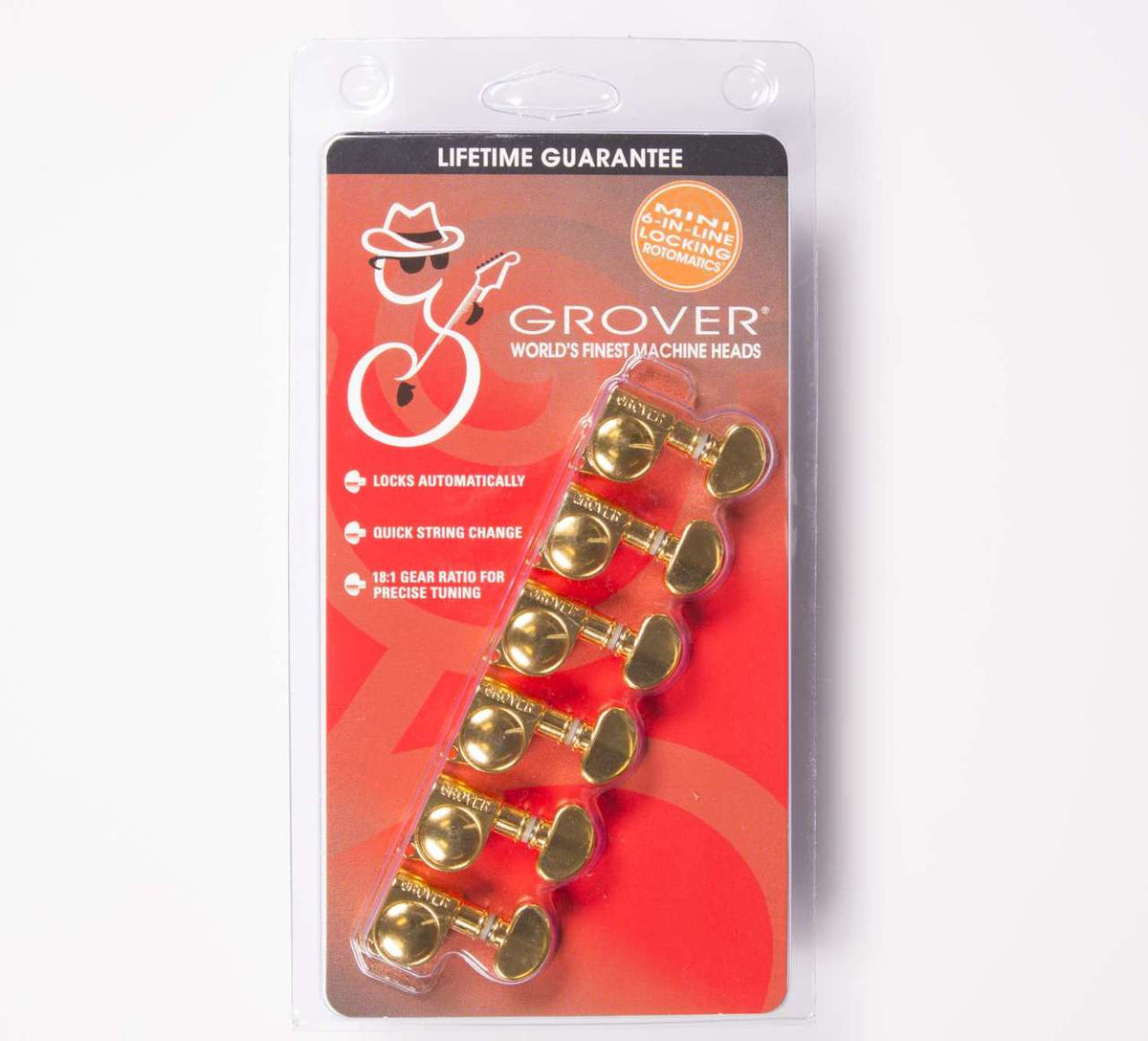 Grover 406G6 Mid-Size Locking Rotomatic 6 In line Tuners Gold – SportHiTech