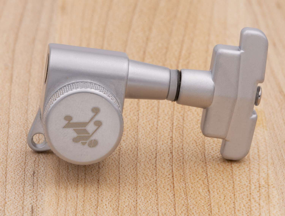 Tone Ninja Upgrade Tuner buttons set (6), Imperial style, Satin Chrome ...