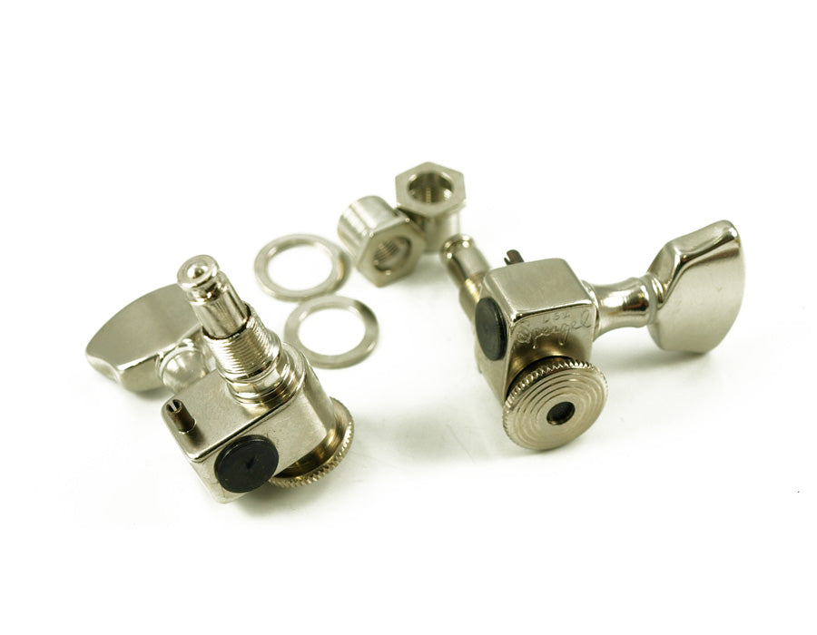 Sperzel Trim-Lok 6 in line staggered post Nickel locking tuner ...