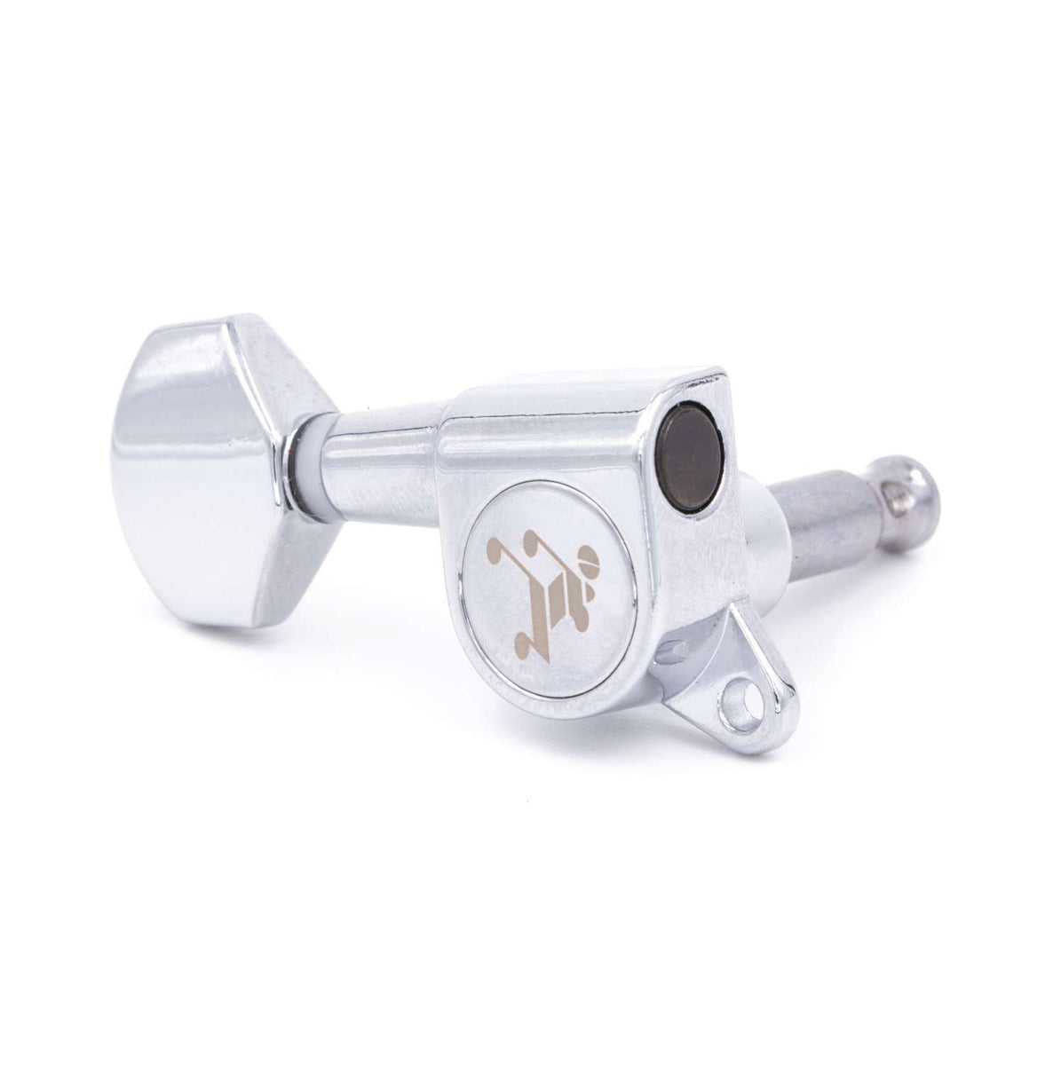 Tone Ninja Tuners, 6 Inline non-staggered, Left Handed Chrome | SportHiTech