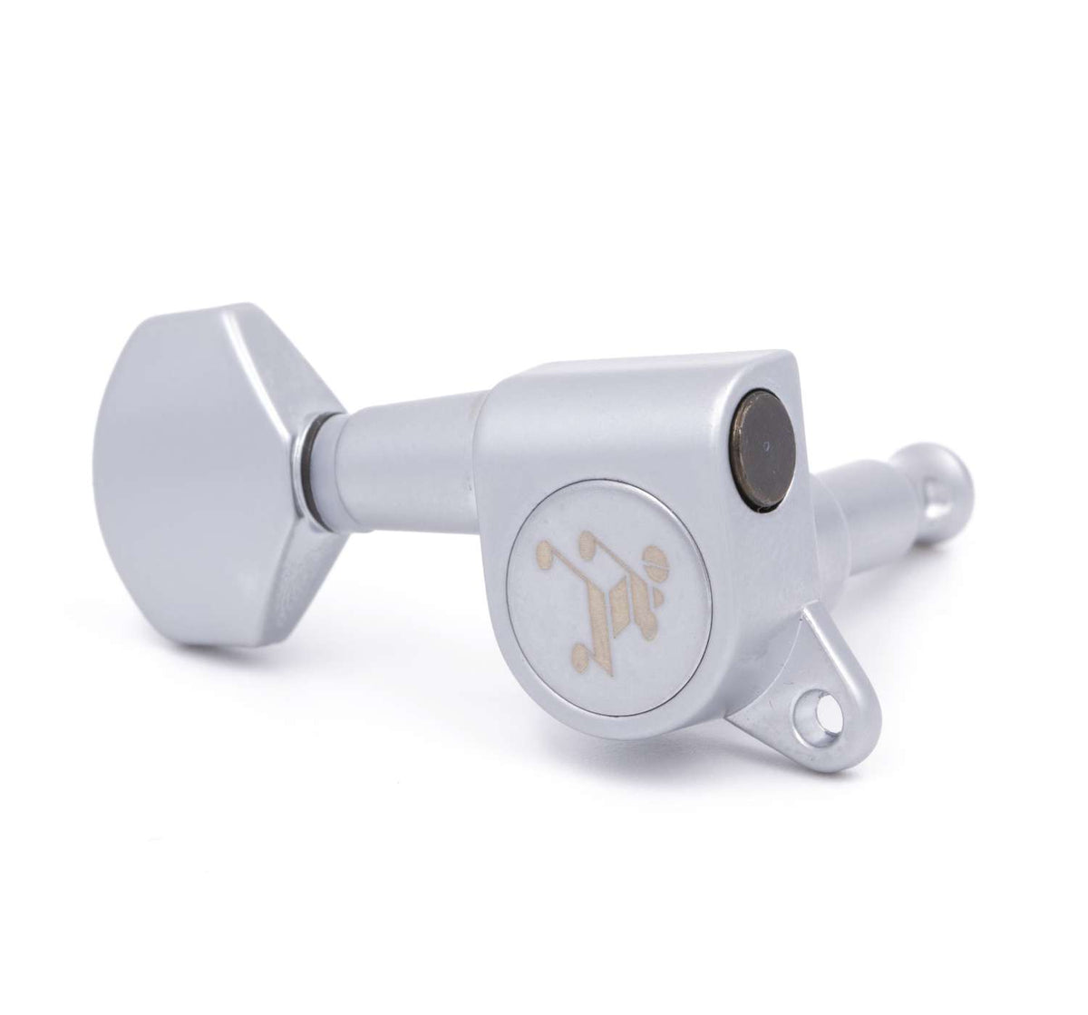 Tone Ninja Tuners, 6 Inline non-staggered, Left Handed Satin Chrome ...