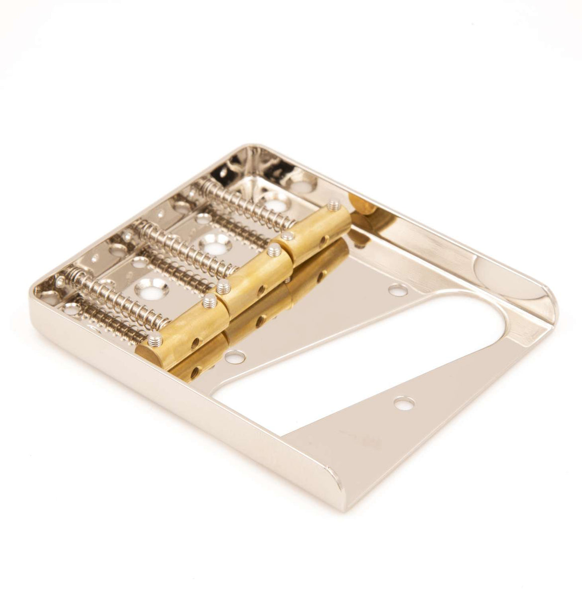 Tone NInja 4 hole 3 Saddle Telecaster Drop in Upgrade Bridge, Brass ...