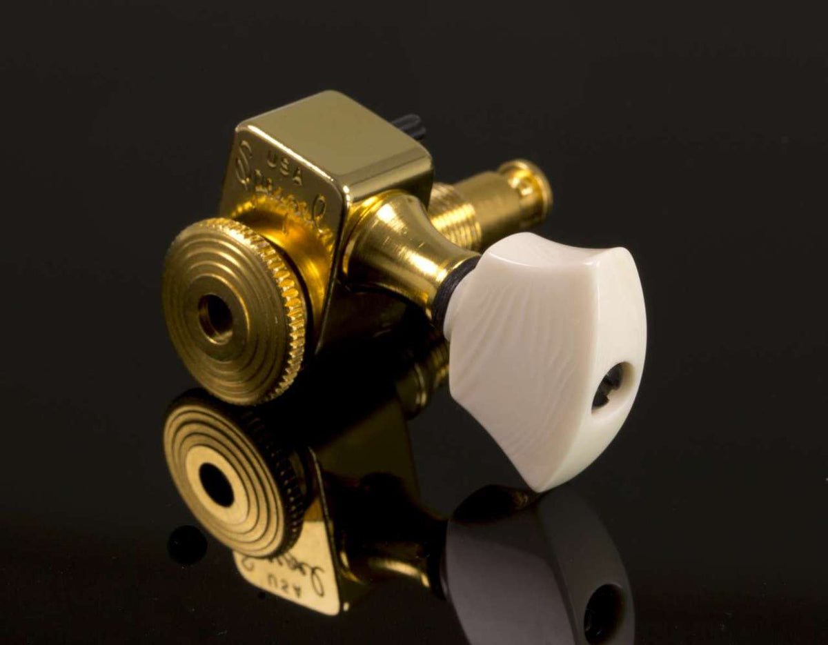 Tone Ninja Grained Ivoryoid Sperzel #2 Style Tuner Buttons (6) BTNC10 ...