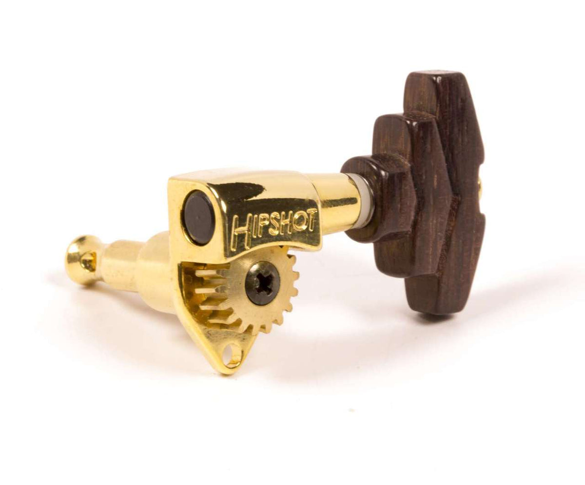 Tone Ninja East Indian Rosewood Imperial Tuner Buttons (6) fits Hipshot ...